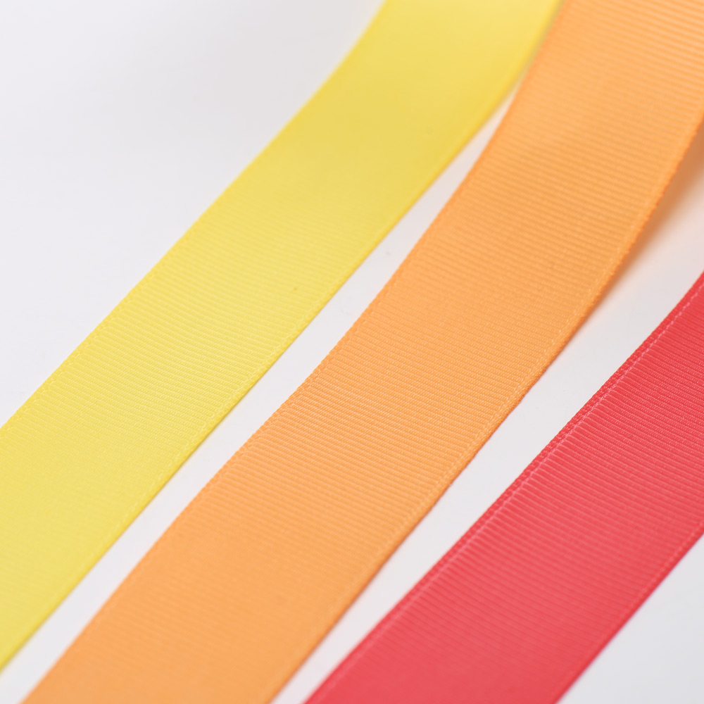 Custom 25mm Polyester Plain Grosgrain Ribbon | ribbon manufacturers