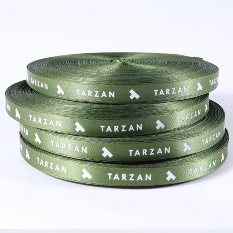 Custom Satin Ribbon With Printing Logo | ribbon manufacturers