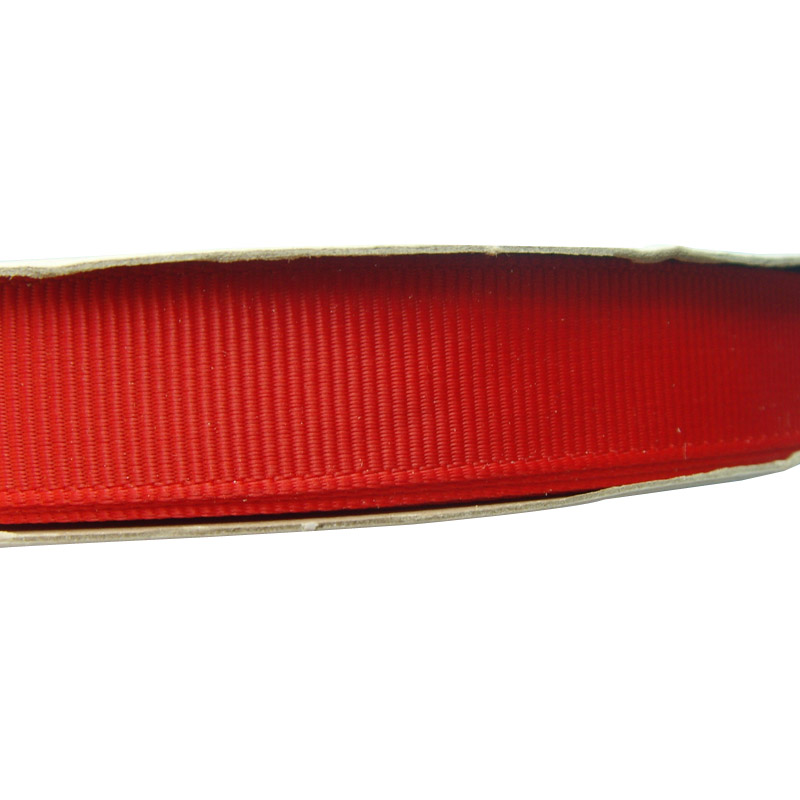 Solid Plain Red color Grosgrain | ribbon manufacturers