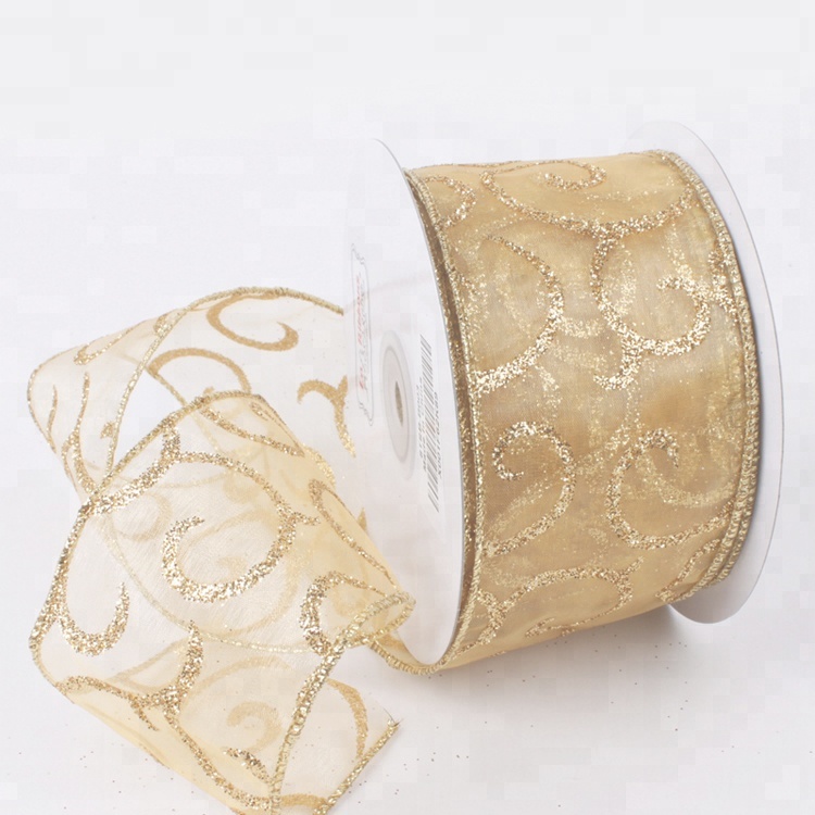 Gift Packing Decoration Wired Edged Ribbon | ribbon manufacturers