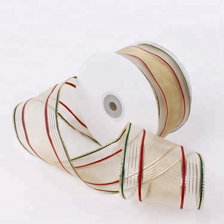 Gift Packing Decoration Wired Edged Ribbon | ribbon manufacturers