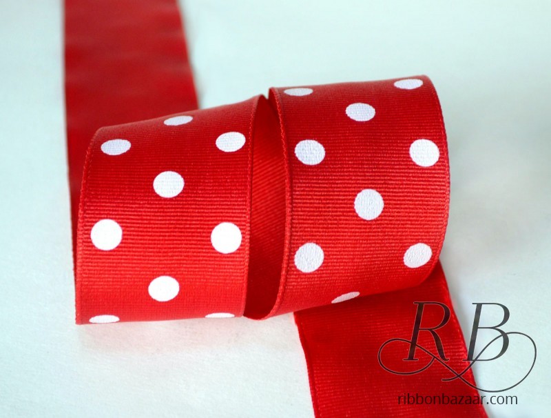 How to custom polka dot ribbon? polka dot ribbon wholesale