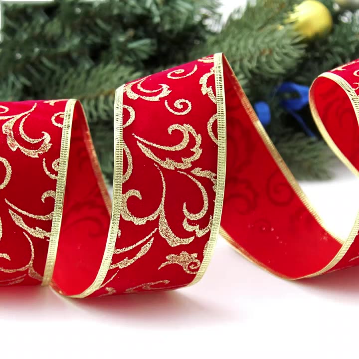 Wholesale Christmas Gift Wired Ribbons | ribbon manufacturers